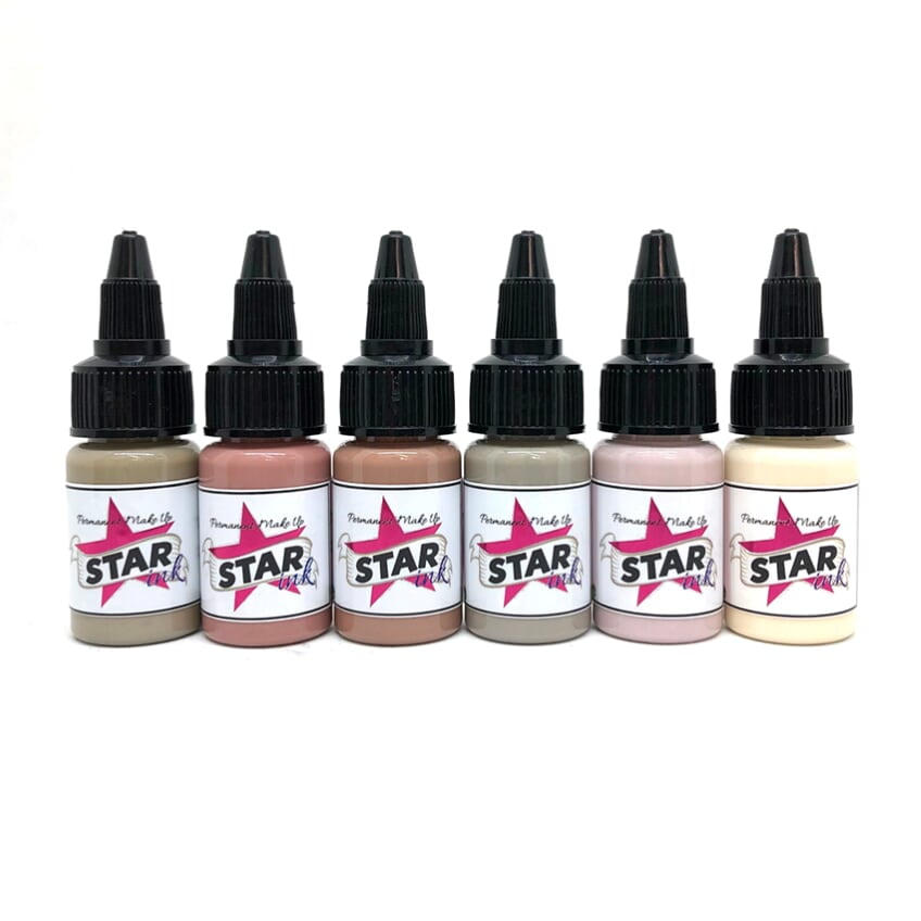 STARINKMAKEUP - Permanent makeup ink - Kit Skin 15ml (6 units ...