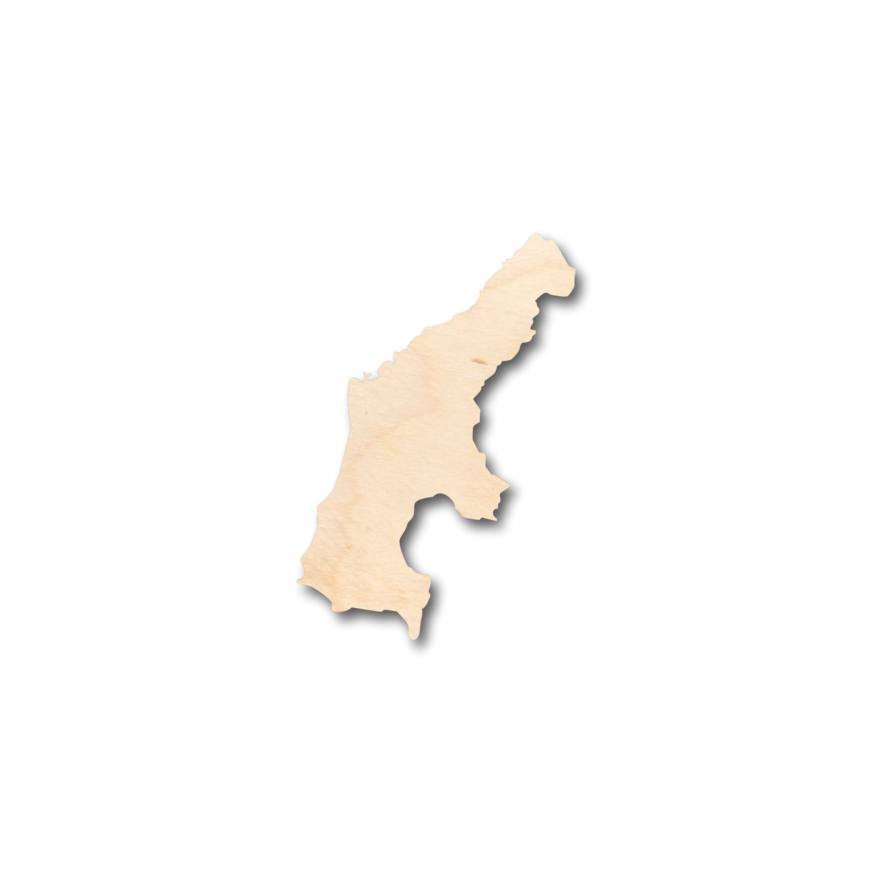 Unfinished Wood Saipan Shape - Craft - up to 36" DIY 5" / 1/2 ...