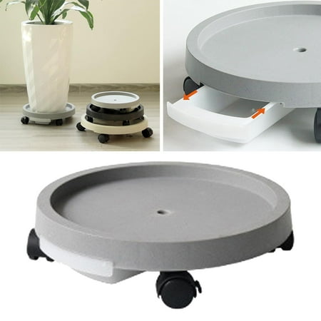 Movable Flower Pots Tray with Wheels High Bearing Flower Container ...