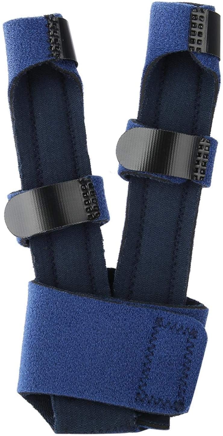 Finger Splint, Sprained Universal Finger Brace, Blue for Torn Finger ...