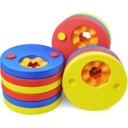 Swimming Armbands Set, Armbands, Floating Swimming Discs, 6 Pieces ...