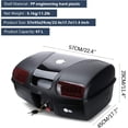 Universal Motorcycle Rear Top Box Tail Trunk Luggage Storage Case,47 ...