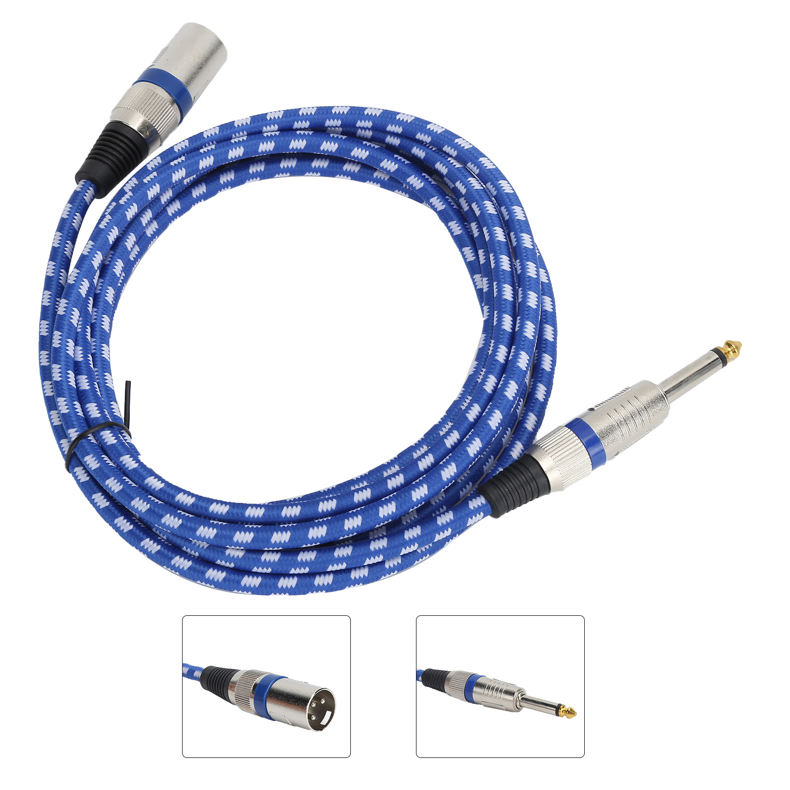 Cable XLR a 6,35 mm Bling Bling JD6009 Interconexión de Señal ...