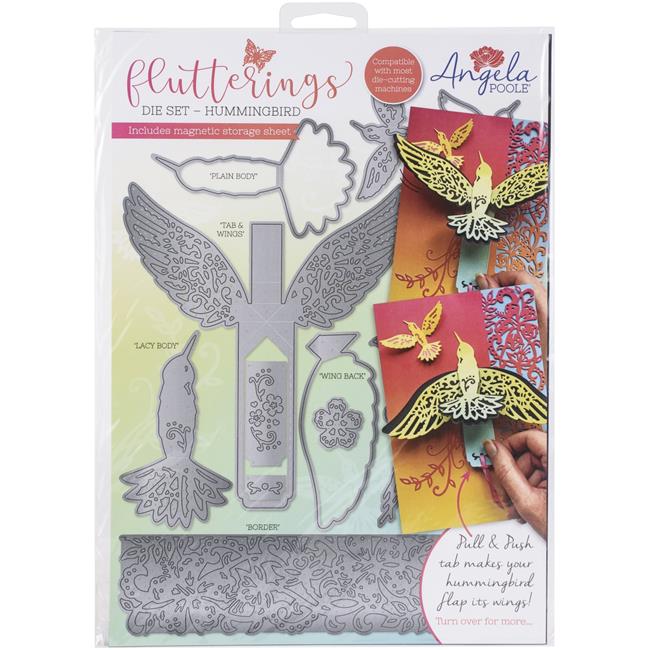 Angela Poole Designs APFDSH02 Poole Flutterings Die Set - Hummingbird ...