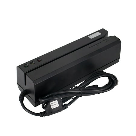 Magnetic Card Reader MSRE206 Writer Encoder Swipe USB Interface Black ...