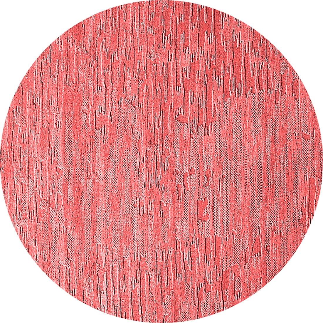 Ahgly Company Indoor Round Solid Red Modern Area Rugs, 5' Round ...