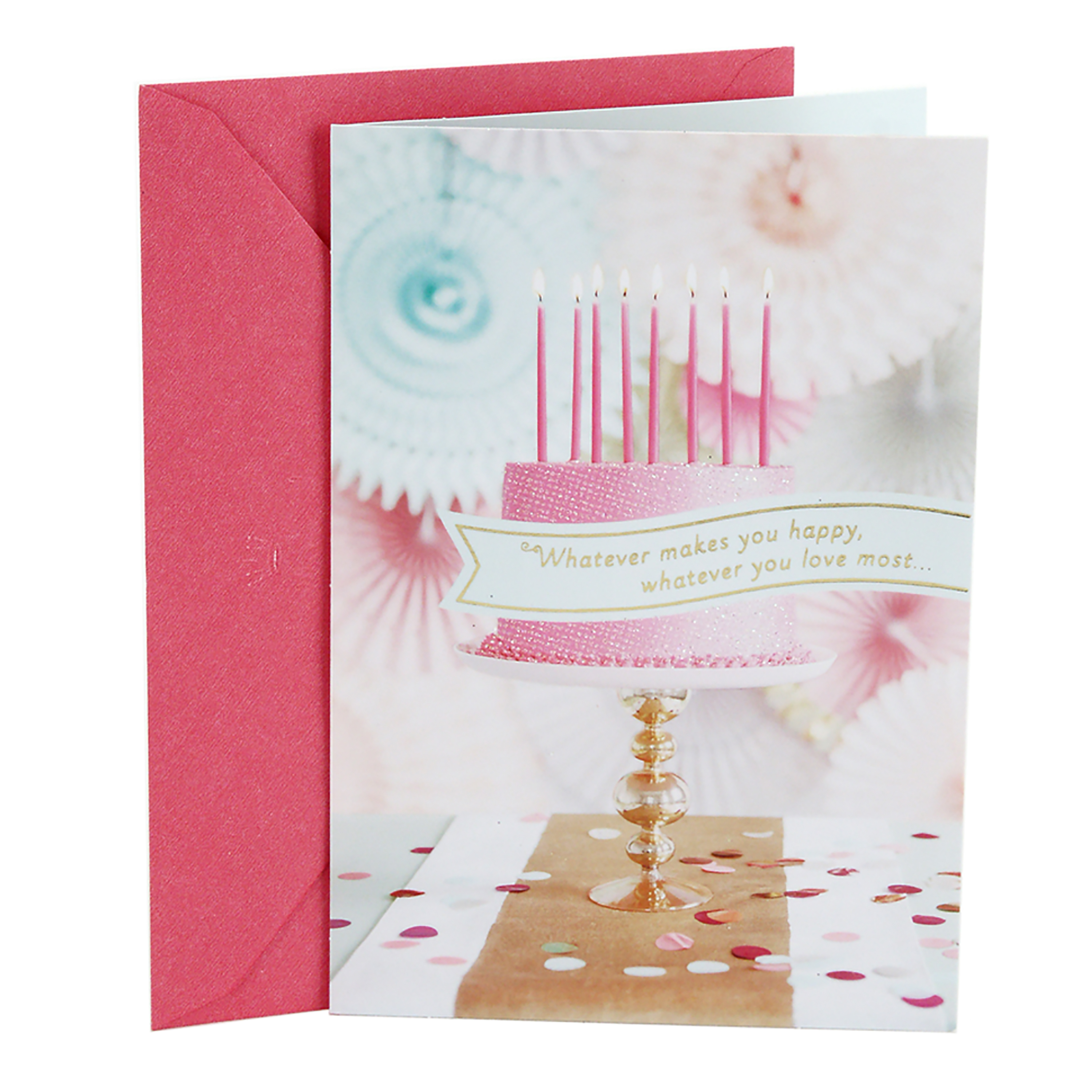 Hallmark Birthday Card For Her Fancy Cake Walmart