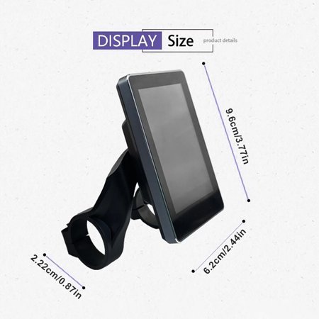 36V 48V Electric Bike Display Speedometer Odometer Vertical Screen ...