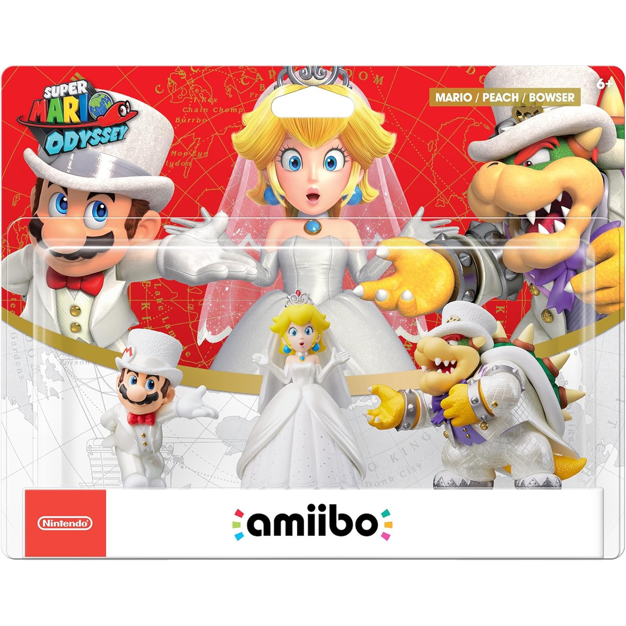 Click here for Nintendo Amiibo - Mario/Peach/Bowser (Wedding 3-Pa... prices