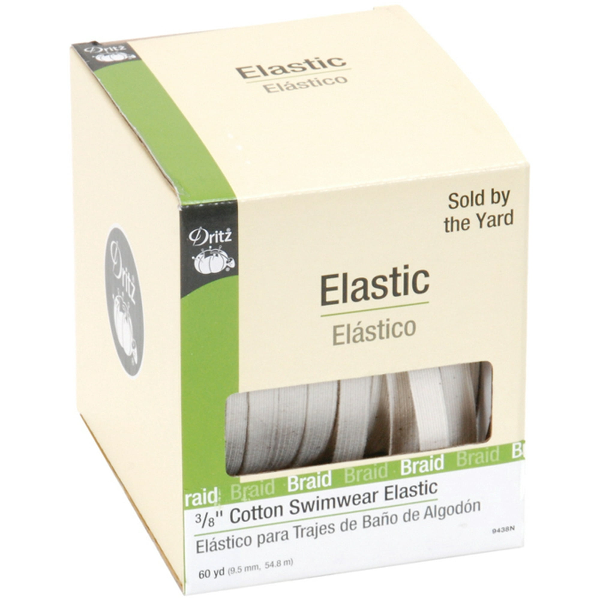 Click here for Dritz 3/8 Cotton Swimwear Elastic  Natural  60 Yd... prices