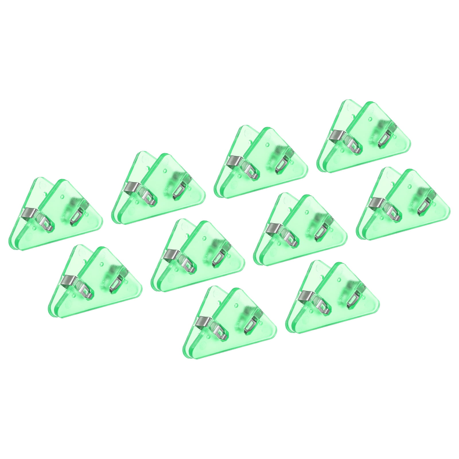 Uxcell Multifunction Document Clip,10Pack Triangular Clip for Book Page ...