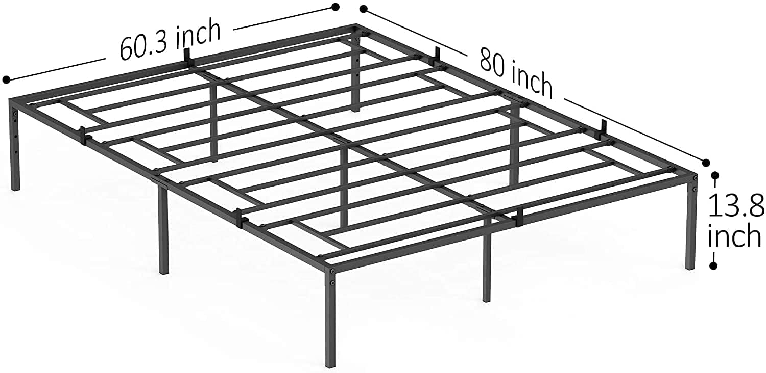 Queen Size Metal Platform Bed Frame with Storage - Philippines | Ubuy