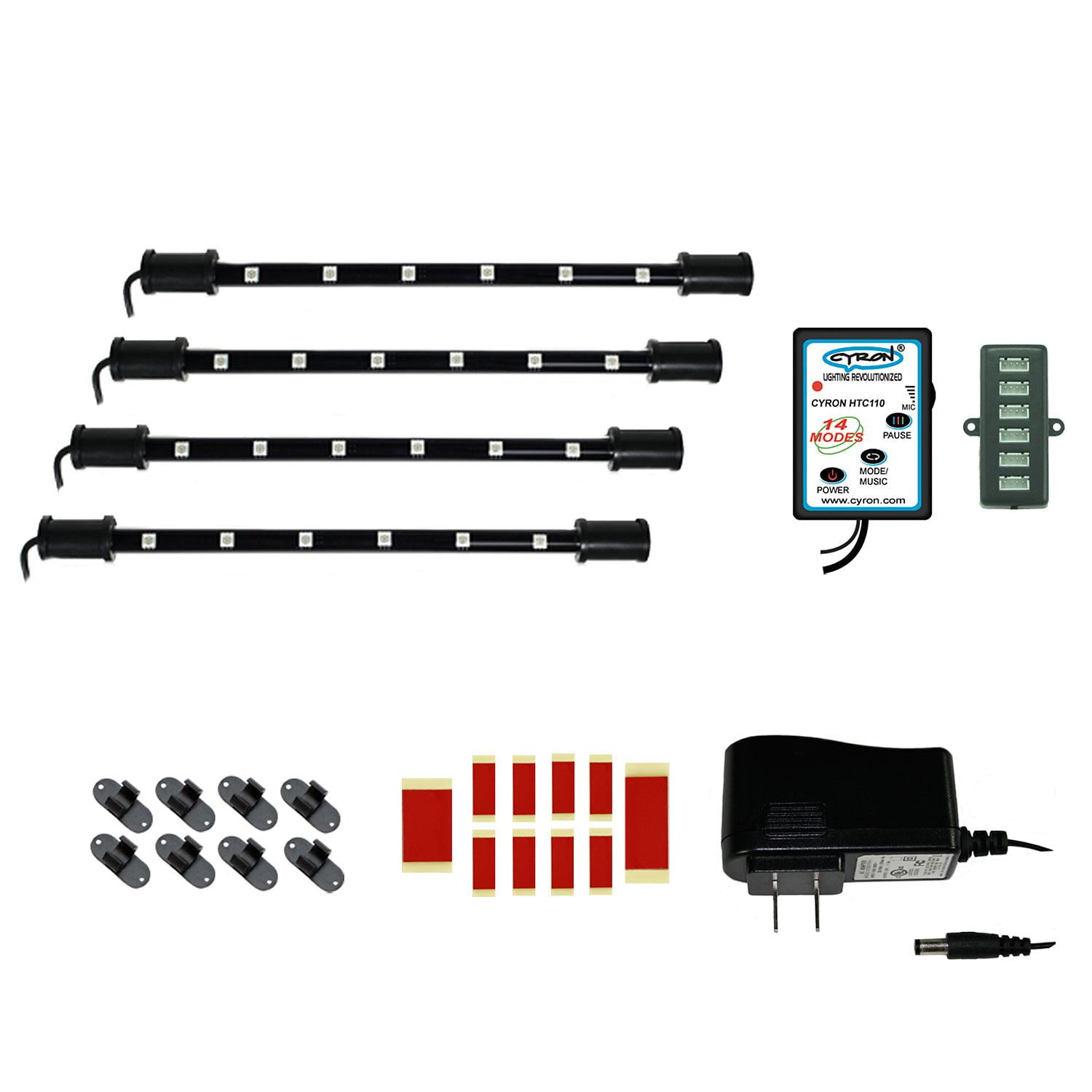 CYRON 4'x9" Multicolor LED Light System - Wired Remote - Walmart.com