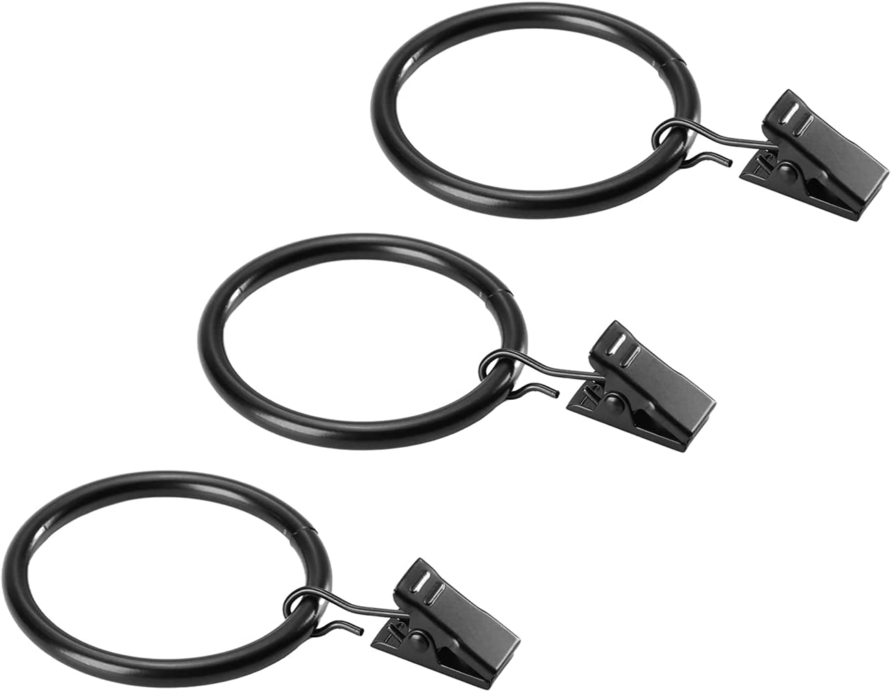 Curtain Clip Rings Hooks 38mm(ID) Iron Drapery Ring for Drapery, Photos ...