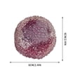 2.4 Inch Textured Slush Squeezable Stress Ball, Voice Activated TPR ...