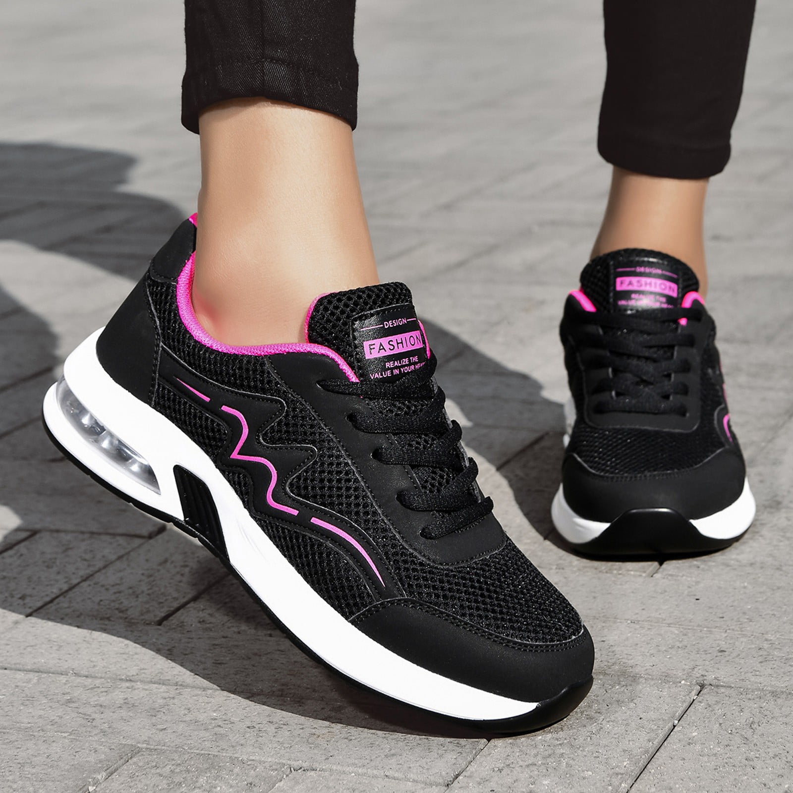 Click here for Huitkmm Sneakers For Women Womens Fashion Fabric L... prices