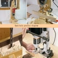 Square Hole Drill Bits, 4Pcs Woodworking Mortising Chisel Set Bit 1/4 ...
