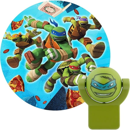 SAYDY 10302 Teenage Mutant Ninja Turtles LED Plug-In Night Light, Green ...