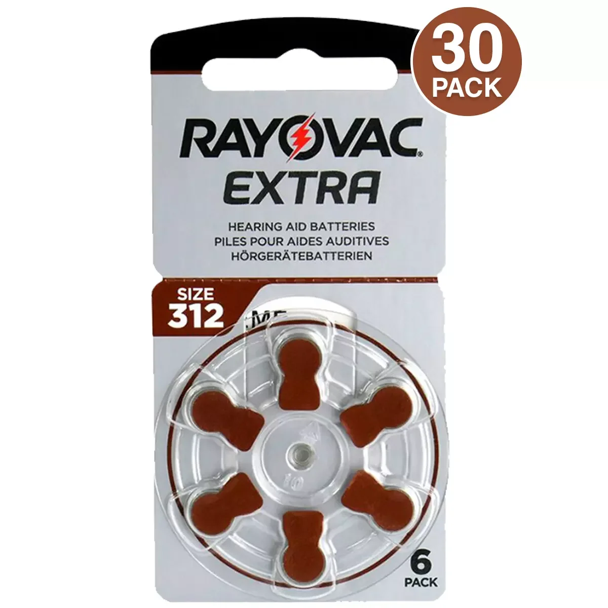 Click here for Rayovac Extra Size 312 Hearing Aid Batteries (30 P... prices