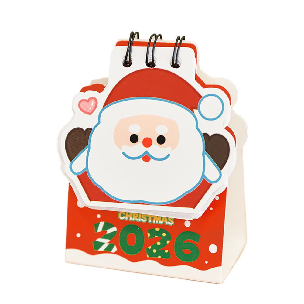 2026 Christmas Cute Bean Calendar For Organize Living Cartoon Christmas ...