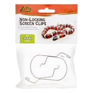 Zilla Heavy Duty Terrarium Screen Clips, Large, Black - Walmart.com