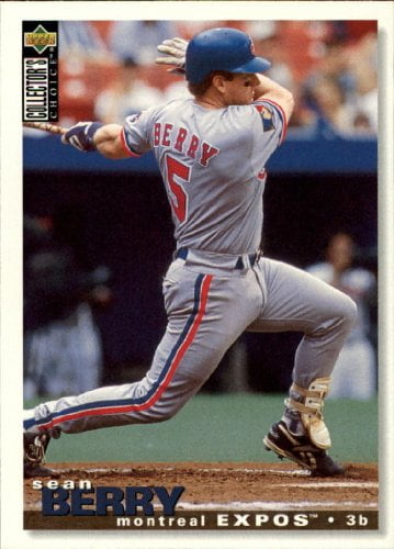 1995 Collector's Choice #234 Sean Berry MLB Baseball Trading Card ...