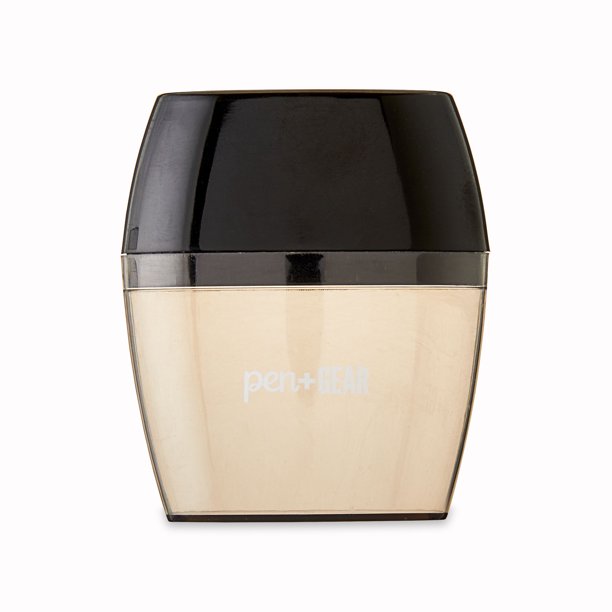 Pen+Gear 2-in-1 Plastic Sharpener, Black - Walmart.com