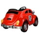 Montable para Niños JOYKOO Vocho eléctrico Control remoto 12V rojo ...