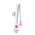 2Pcs Colorful Cats Paws Silicones Small Tongs Perfect for Serving ...