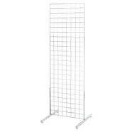 Bonnlo 6'x2' Standing Wire Grid Panel Tower with T-Base, Wall Display ...