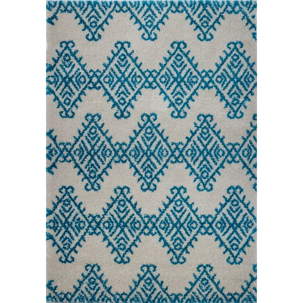 Ladole Rugs Modern Soft Trellis Geometric Bedroom Dining room Living ...