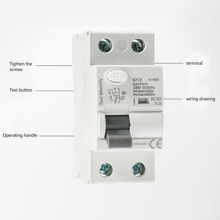 AC Type RCCB Electromagnetic Residual Current Circuit, 44% OFF AC Type RCCB Electromagnetic Residual Current Circuit, 44% OFF
