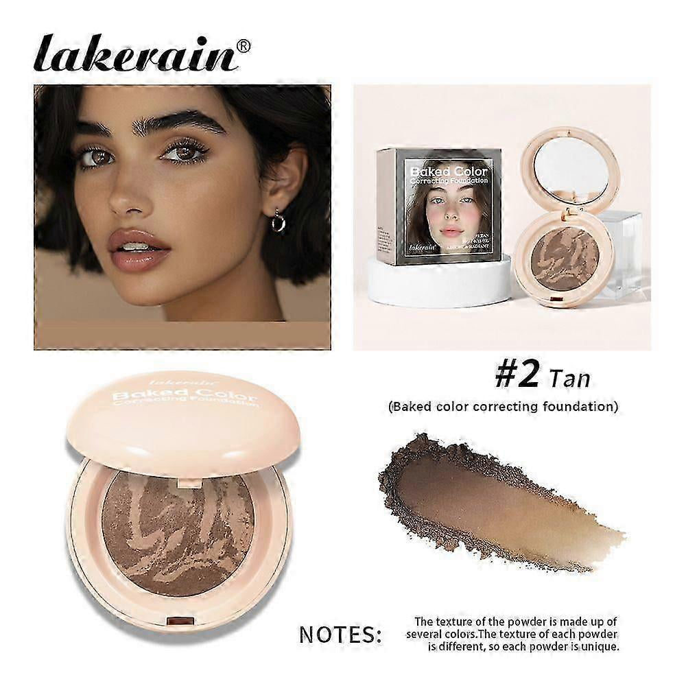Baked Foundation, Brighten Color Correcting Powder Foundation, Lighting ...