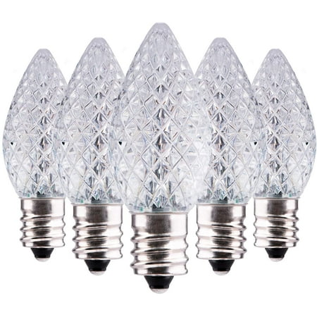 25 Pack C7 Led Replacement Christmas Light Bulbs for Light Strand ...