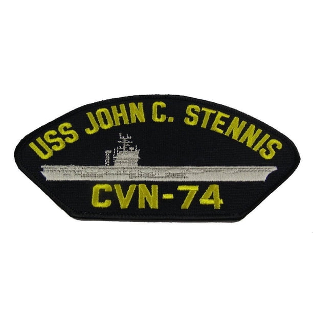 USS JOHN C STENNIS CVN-74 PATCH USN NAVY SHIP NIMITZ CLASS CARRIER LOOK ...