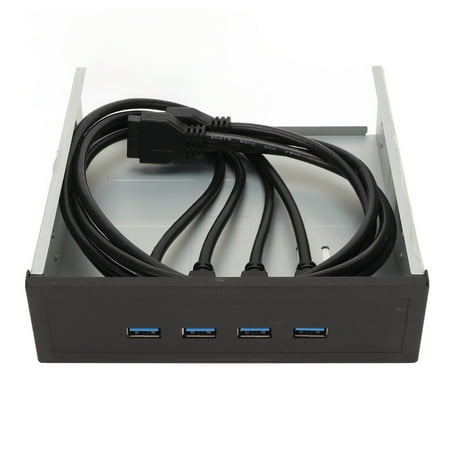 USB Front Panel Hub,5.25in USB 3.0 Front US Front Panel Hub Ports Front ...