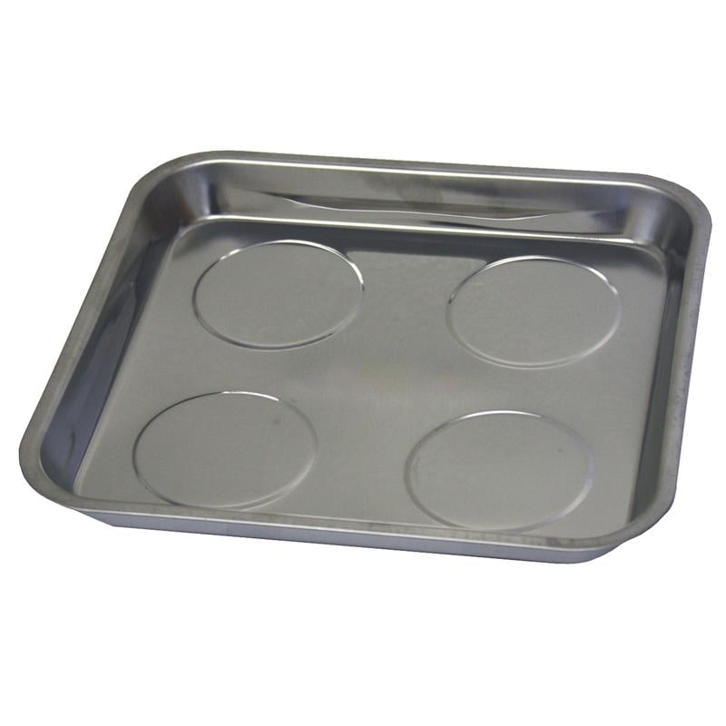 Magnetic Parts Tray 9.5" x 10" Large Square Stainless Steel Parts ...
