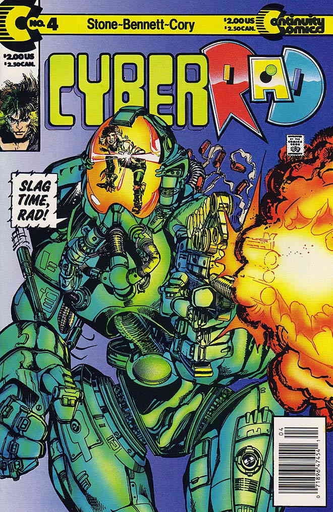 CyberRad (1st Series) #4 VF ; Continuity Comic Book - Walmart.com