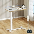 ACTIVESIT White 32"x18" Adjustable Overbed Bedside Table with Wheels ...