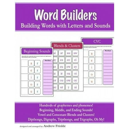 Word Builders: Building Words with Letters and Sounds | Walmart Canada