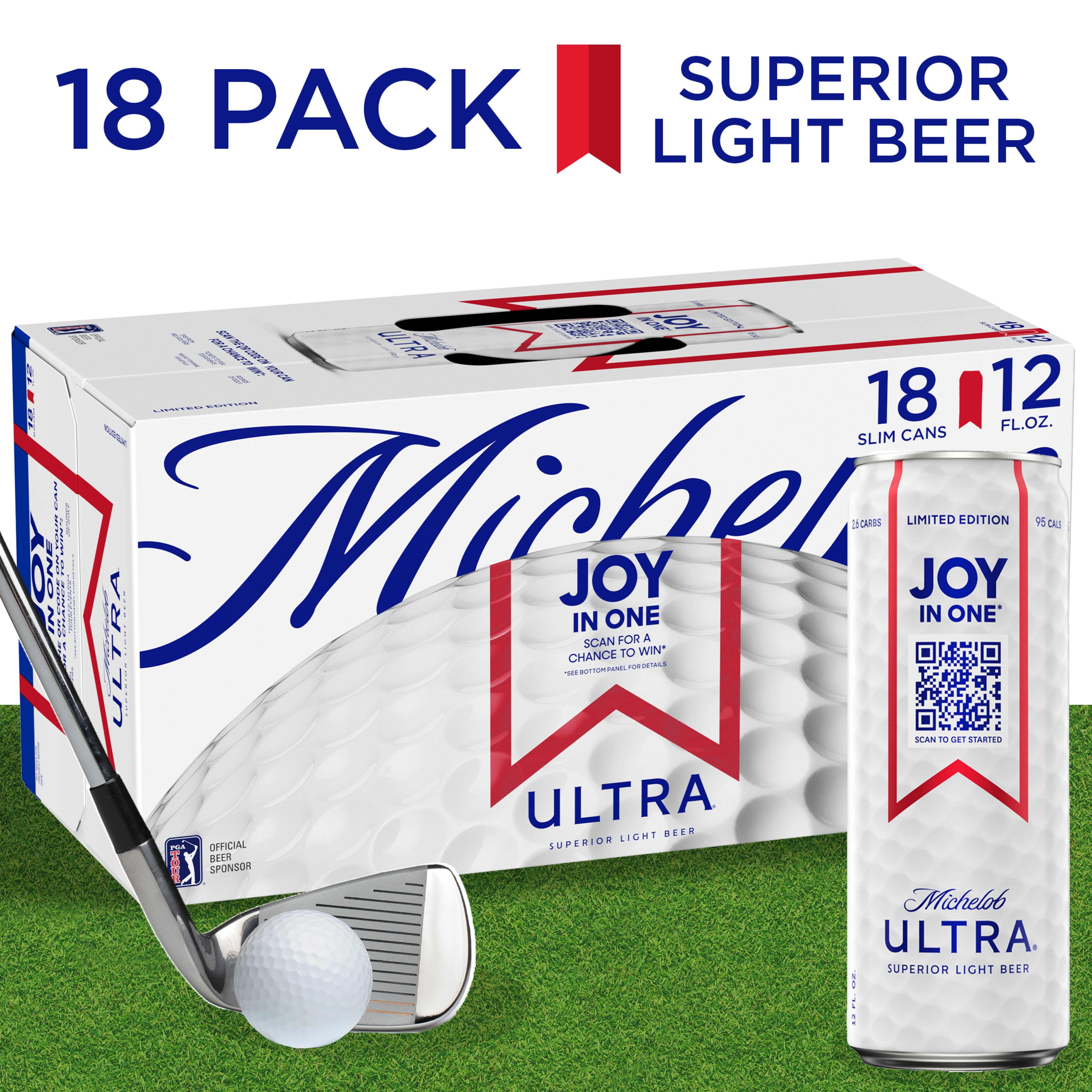 Michelob ULTRA Light Beer, 18 Pack Beer, 12 FL OZ Cans – Walmart ...