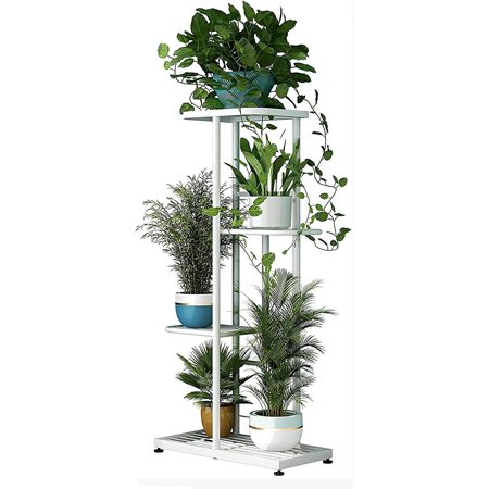 Metal 4 Tier Large Stand, Foldable Outdoor Stand for Balcony Garden ...