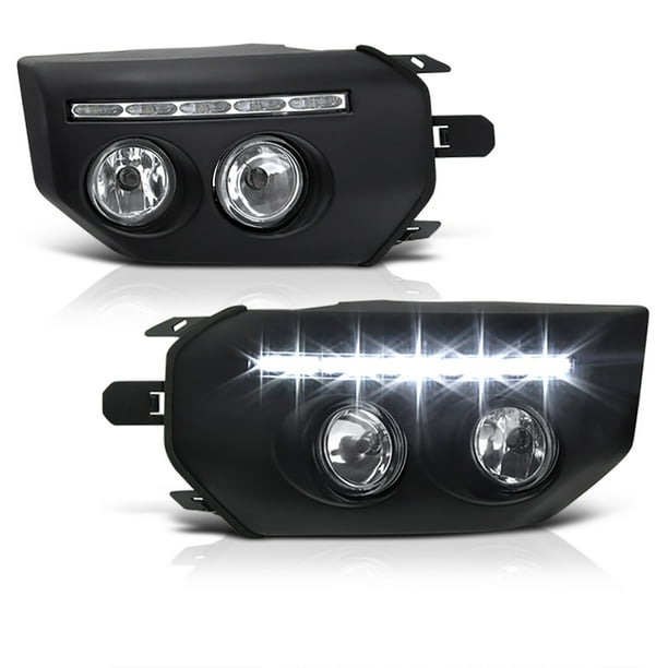 VIPMOTOZ For 2007-2015 Toyota FJ Cruiser LED Strips DRL Fog Lights ...