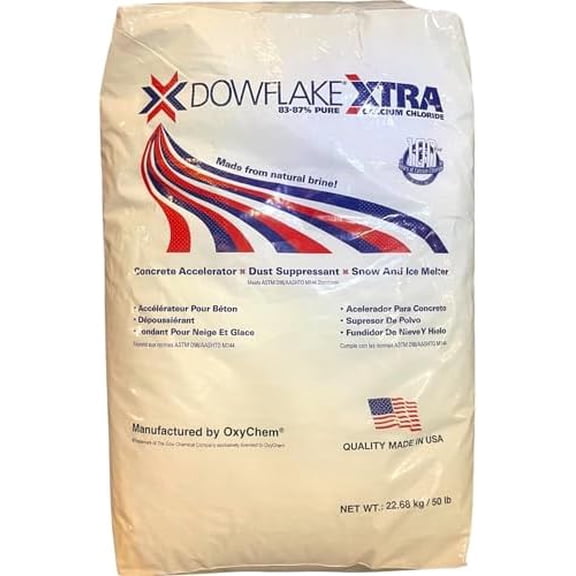 Calcium Chloride 50 lb Bag for Ice Melting and Home Improvement Needs