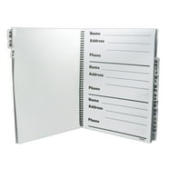 Keeper's Large Print Spiral Address & Password Book with Email Spaces ...