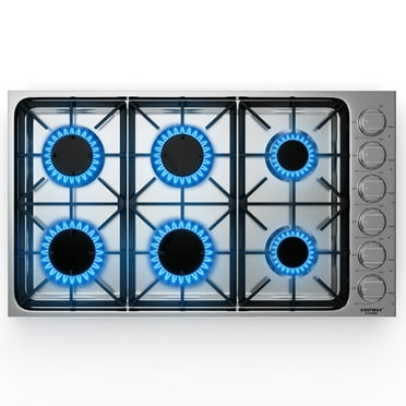 Magic Chef 24" Gas Cooktop with 4 Burners, Stainless Steel - Walmart.com