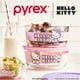 Pyrex Hello Kitty 4-Cup Round Glass Storage Container with Pink ...