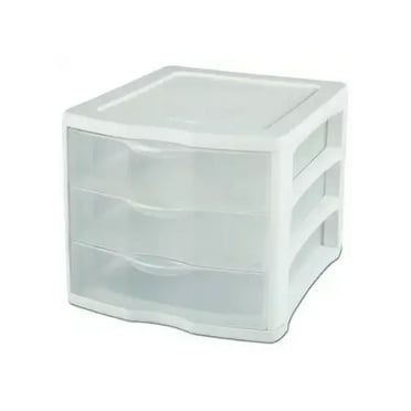 Sterilite, Wide 3 Drawer Unit, Black - Walmart.com