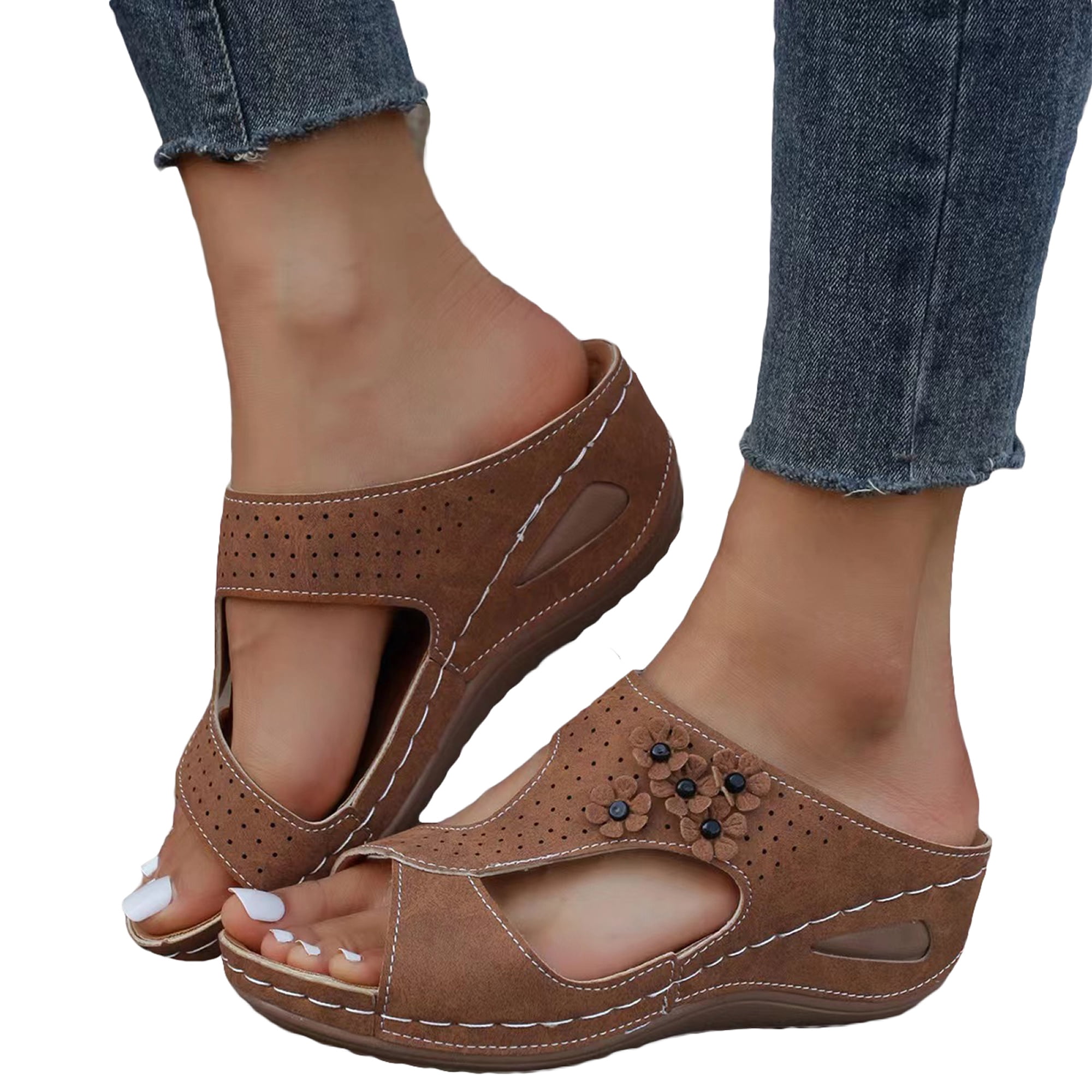 Click here for Gupgi Orthopedic Sandals For Women Beach Slippers... prices
