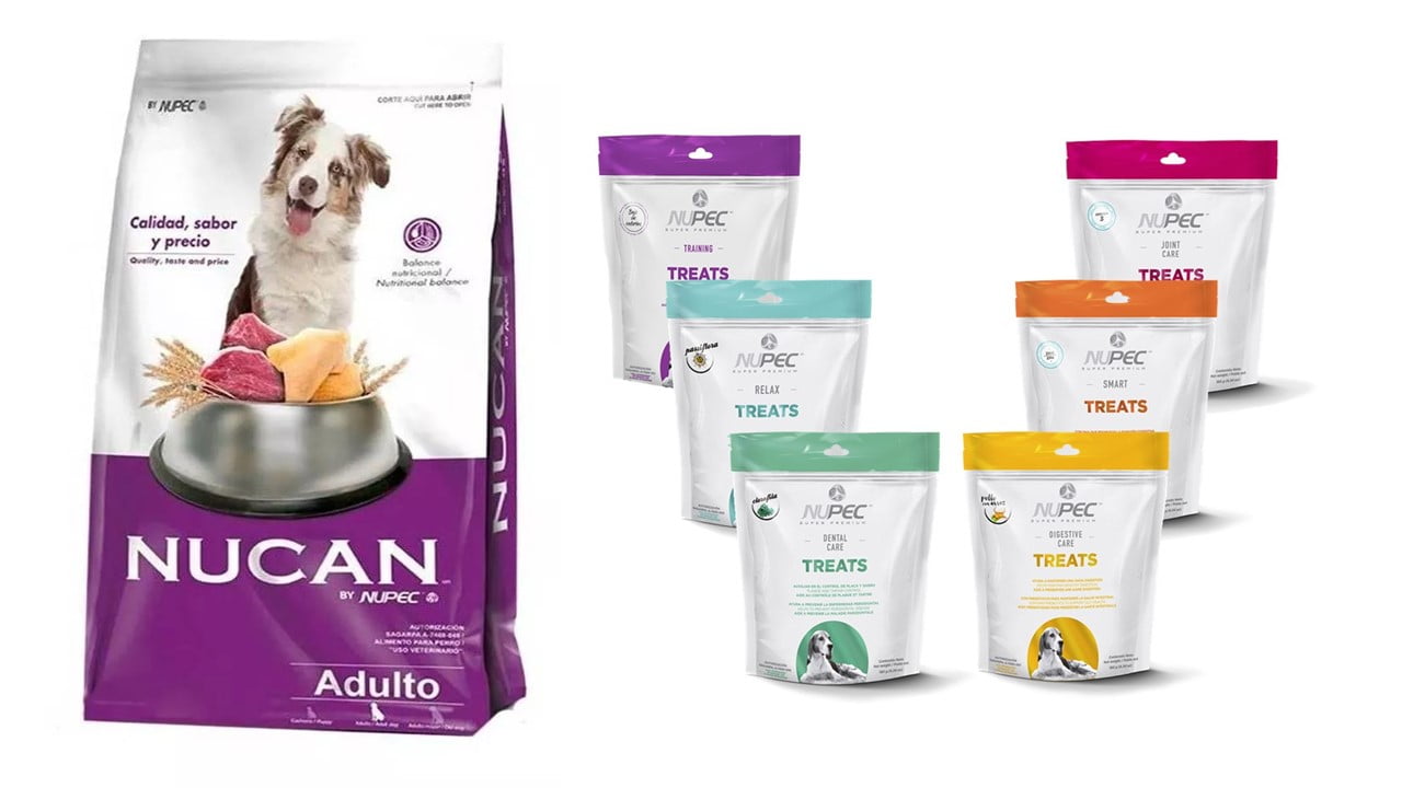 Paquete Nucan adulto 25 Kg + 1 premio Nupec treats 180 gr. Nupec ...